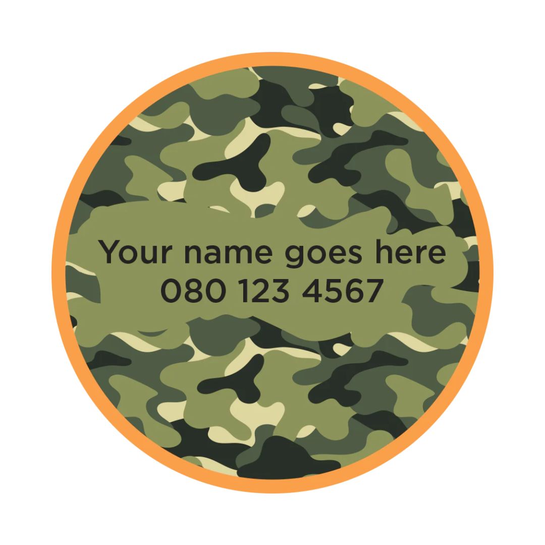 Personalised Name Tags – Crunch