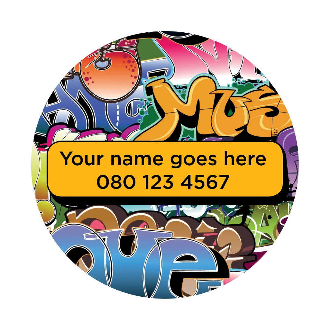 Personalised Name Tags – Crunch